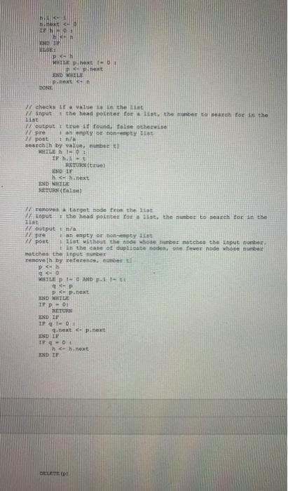 Solved - Perform basic linked list operations. Requirements: | Chegg.com