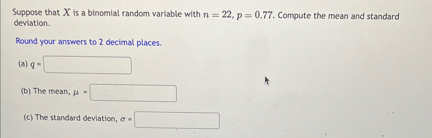 Solved Suppose that x ﻿is a binomial random variable with | Chegg.com