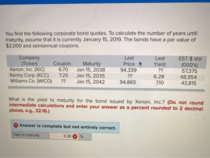 Solved You find the following corporate bond quotes. To | Chegg.com