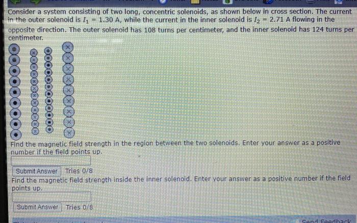 Solved Consider a system consisting of two long, concentric | Chegg.com