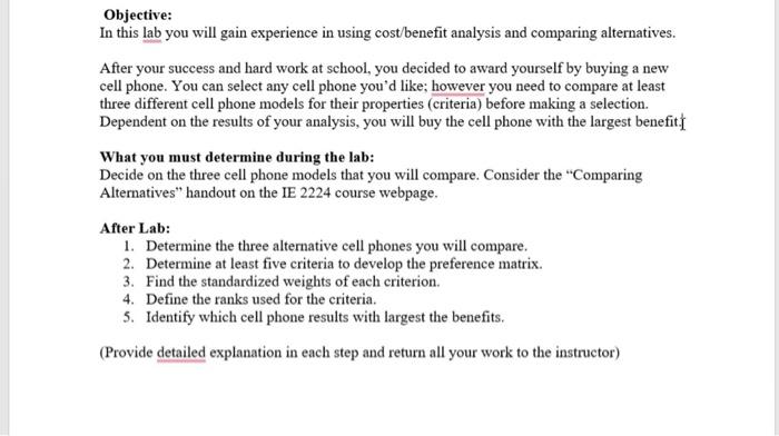 Objective: In this lab you will gain experience in | Chegg.com