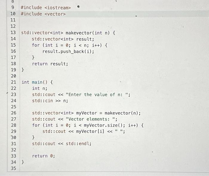 Solved A big benefit of vectors is their ability to be | Chegg.com