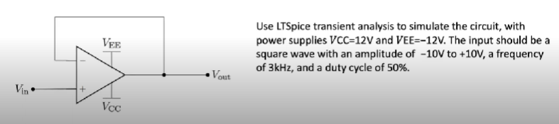 Use Ltspice Transient Analysis To Simulate The