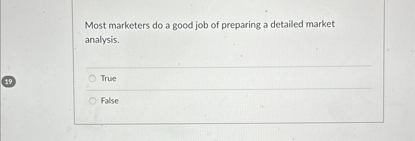 Solved Most marketers do a good job of preparing a detailed | Chegg.com