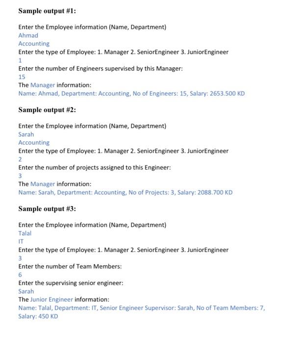 Solved Q1. [10 pts] Implement the following classes' | Chegg.com