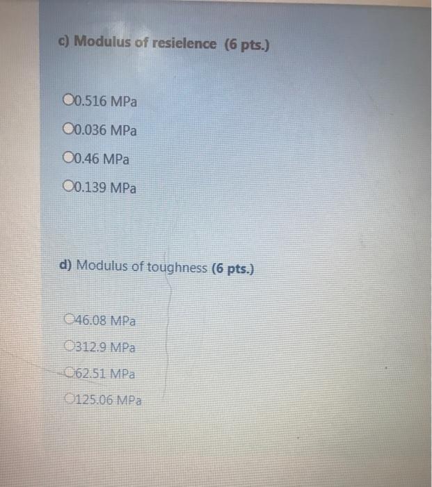 Solved A brass alloy with an elastic modulus of 2x 10 MPa, | Chegg.com