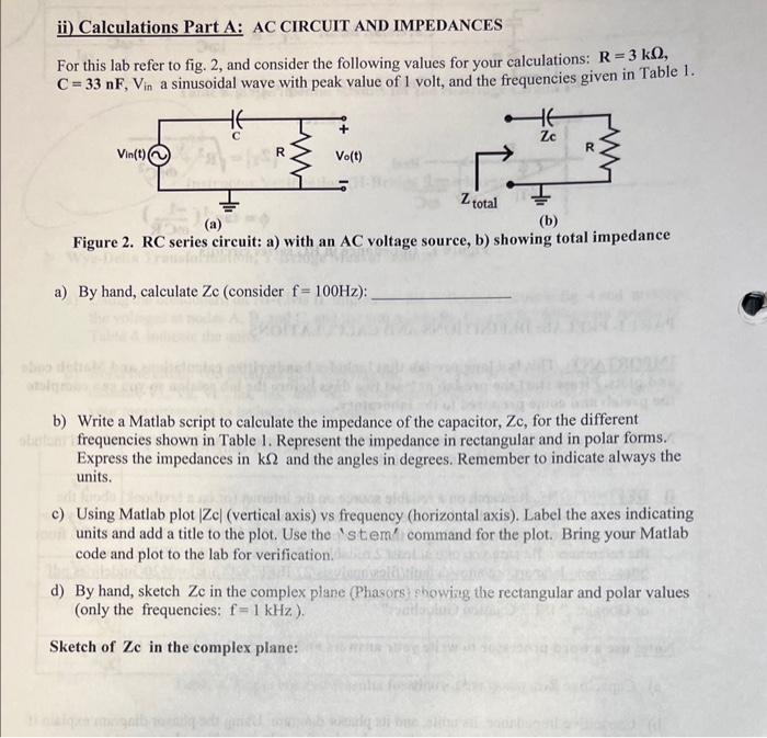 Solved For this lab refer to fig. 2 , and consider the | Chegg.com