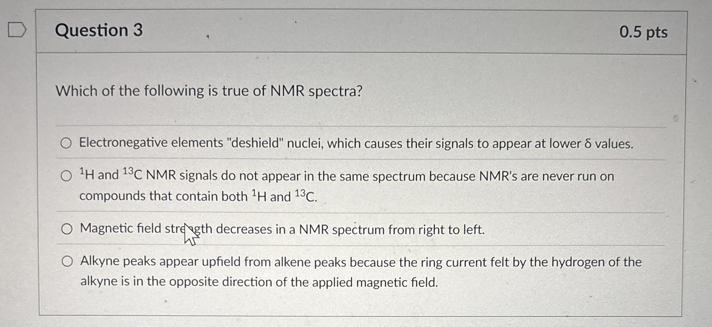 High Quality SOLUTION Question 30.5 ﻿ptsWhich of the following is true of | Chegg.com