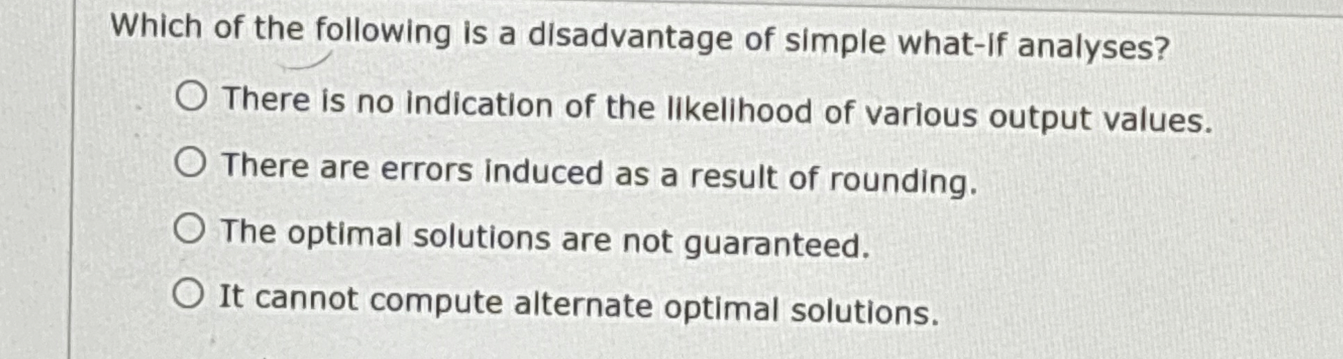 Solved Which of the following is a disadvantage of simple | Chegg.com