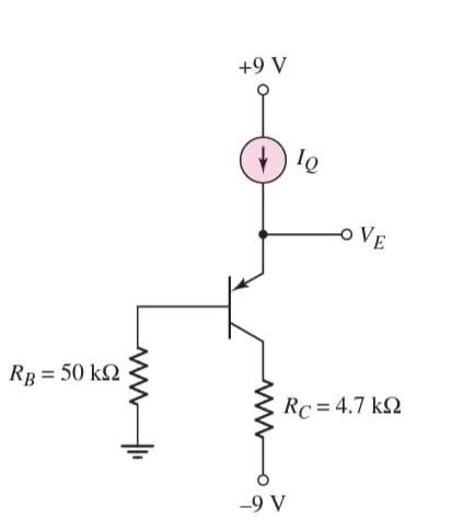 Solved The transistor in the circuit shown in Figure P5.27 | Chegg.com