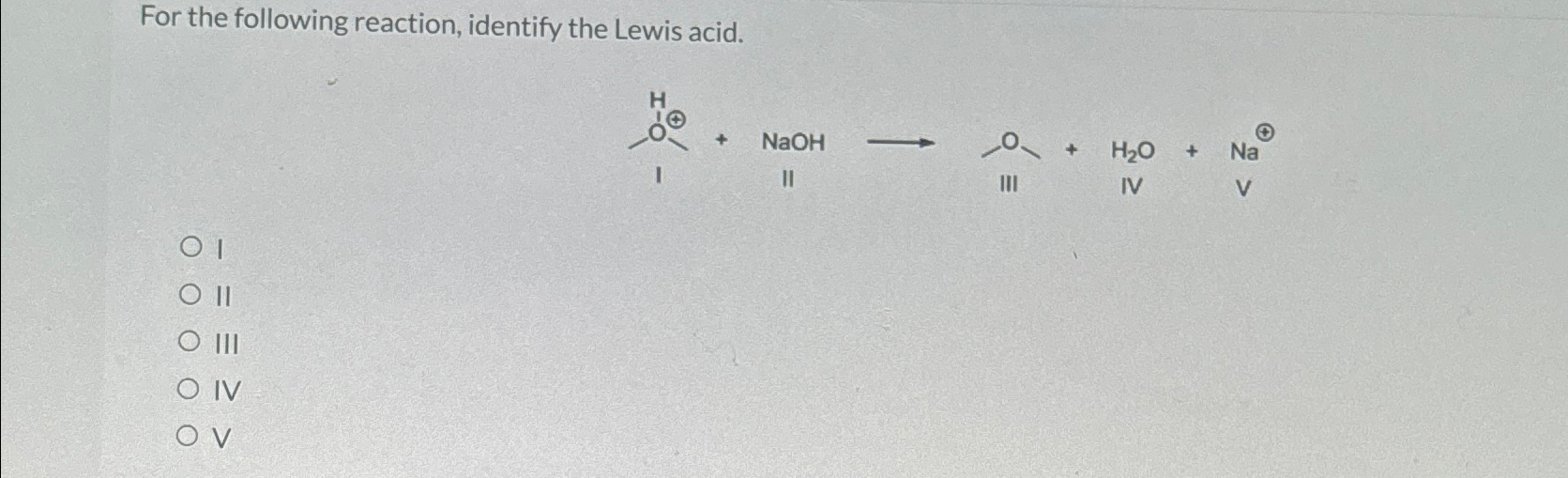 Solved For the following reaction, identify the Lewis | Chegg.com