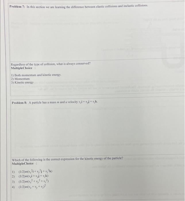 Solved Problem 7: In this section we are learning the | Chegg.com