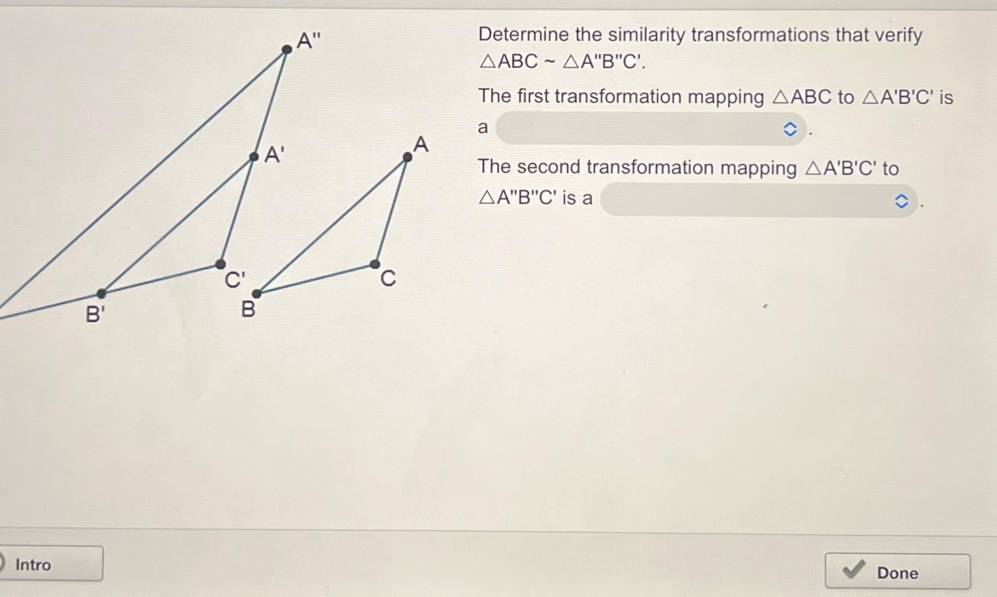 Solved Determine the similarity transformations that verify | Chegg.com
