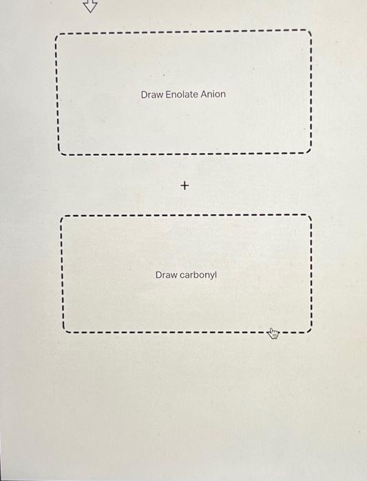 Solved Draw the enolate anion and the carbonyl that would be | Chegg.com