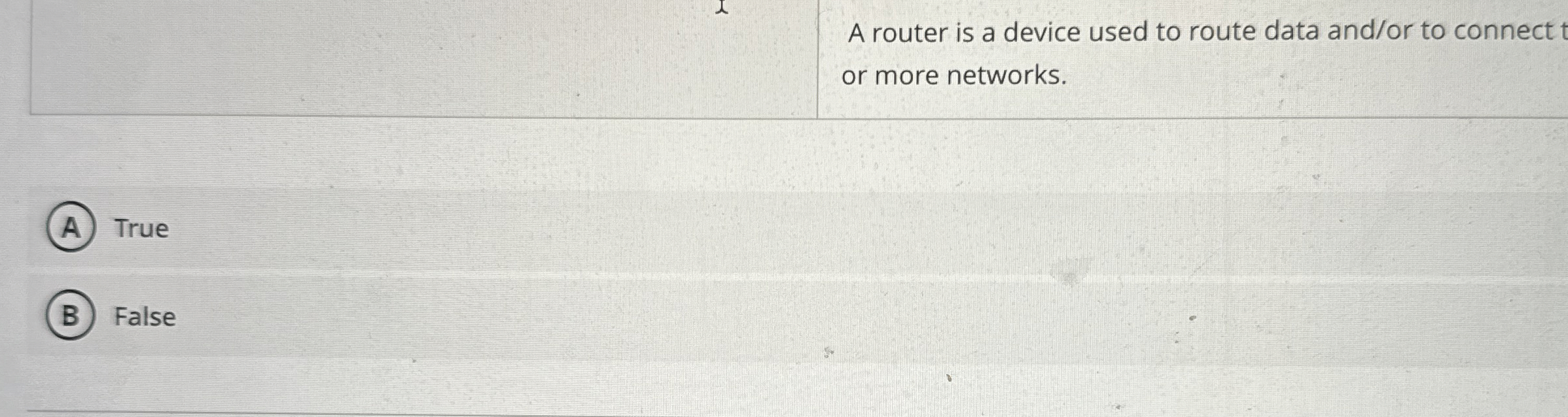 Solved A router is a device used to route data and/or to | Chegg.com