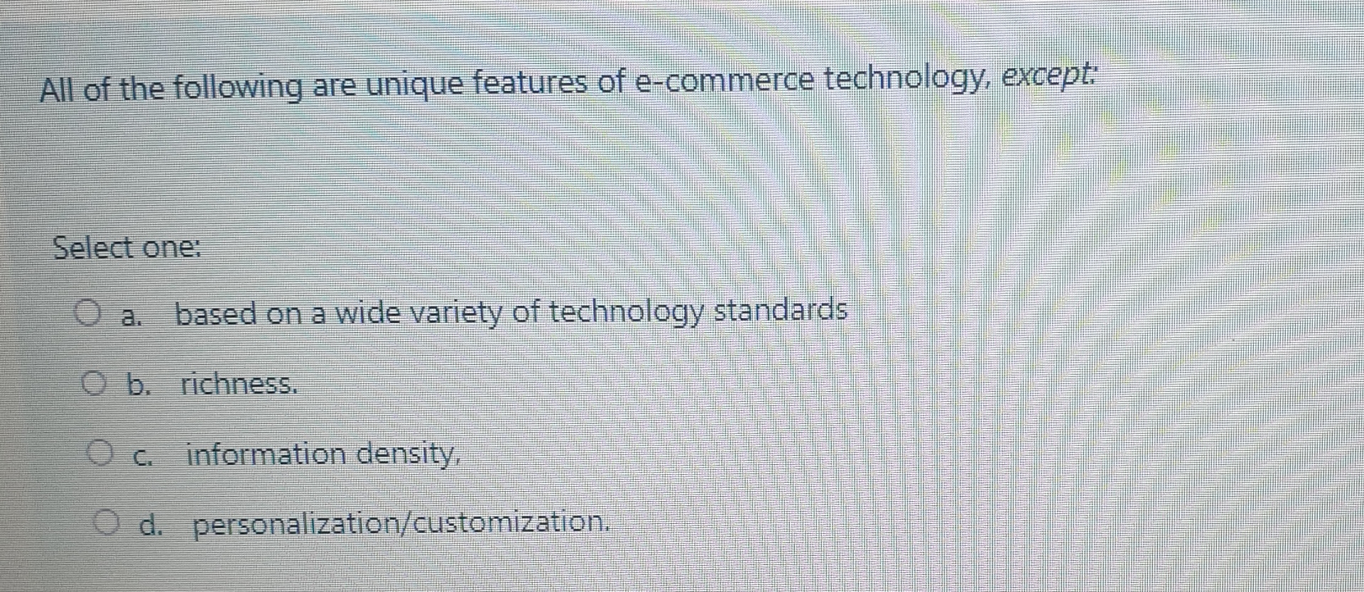 Solved All of the following are unique features of | Chegg.com