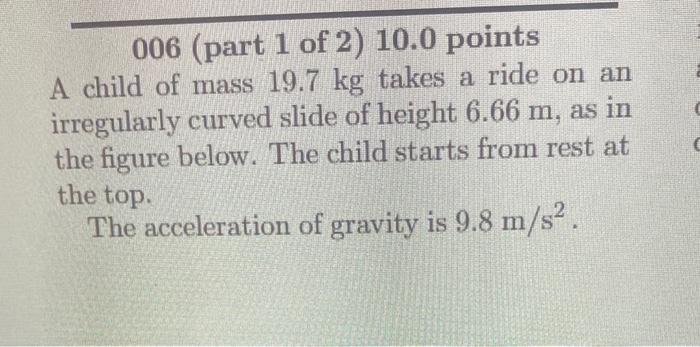 Solved 011 (part 1 of 3 ) 10.0 points A block is released | Chegg.com