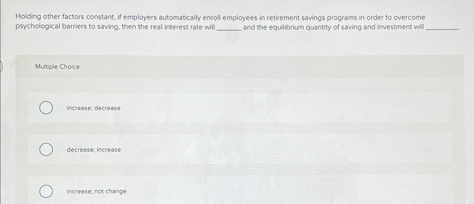Solved Holding other factors constant, if employers | Chegg.com