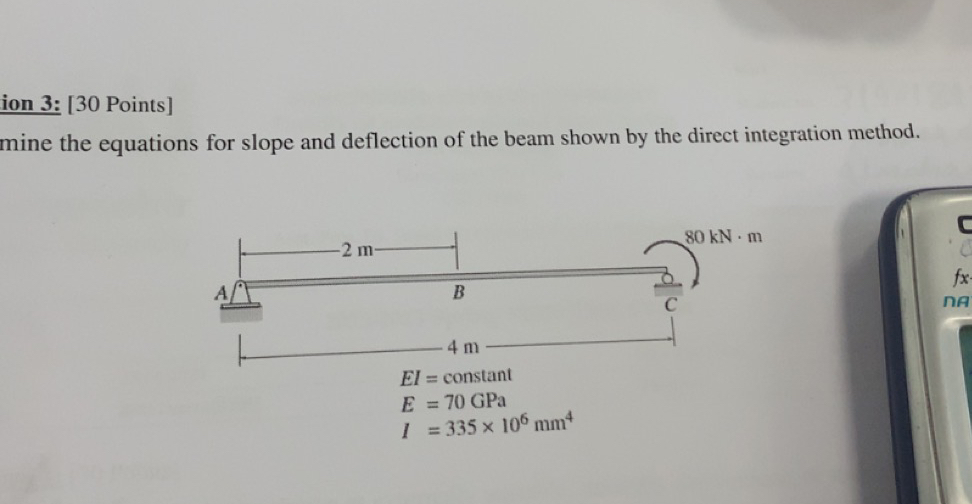 Solved ion 3: [30 ﻿Points]mine the equations for slope and | Chegg.com