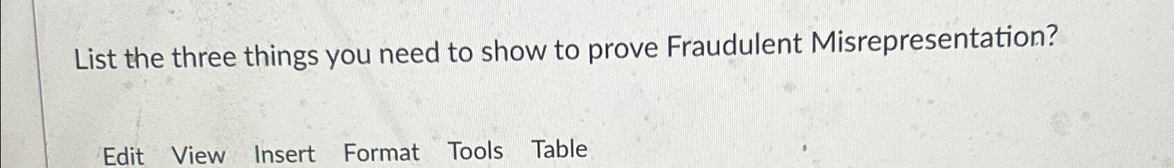 Solved List the three things you need to show to prove | Chegg.com