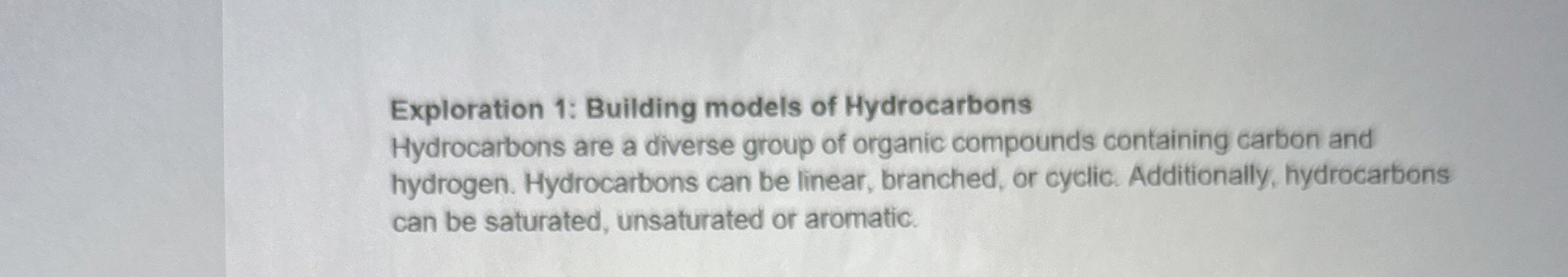 Solved Exploration 1: Building models of | Chegg.com