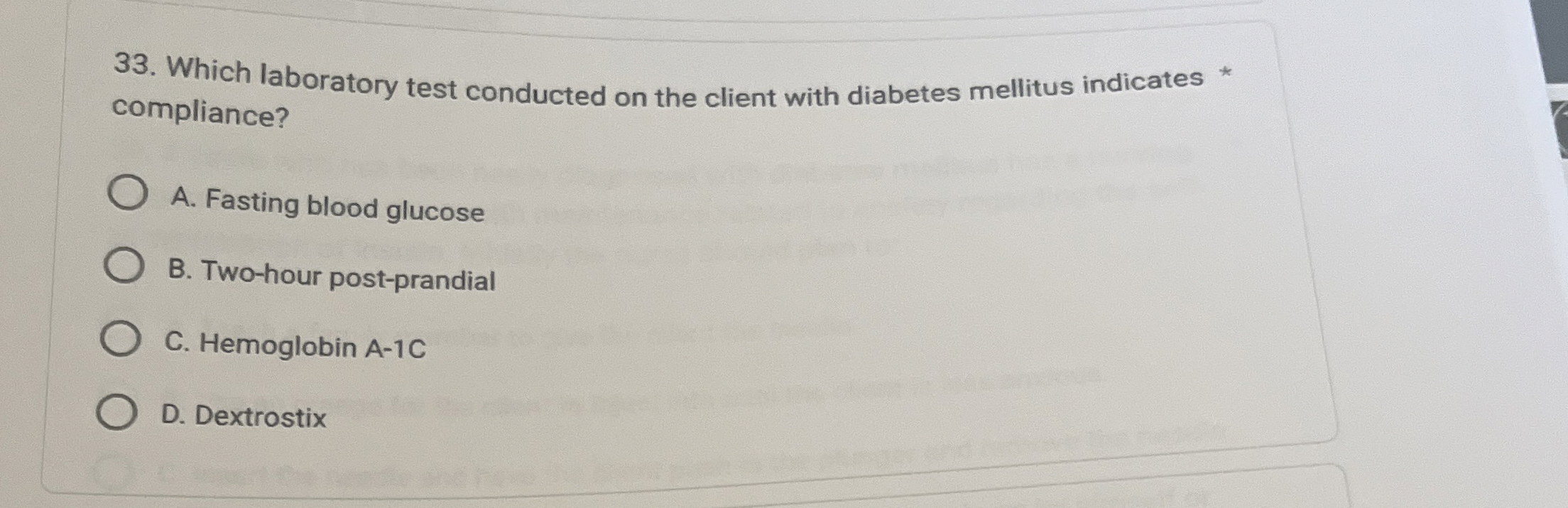 Solved Which laboratory test conducted on the client with | Chegg.com