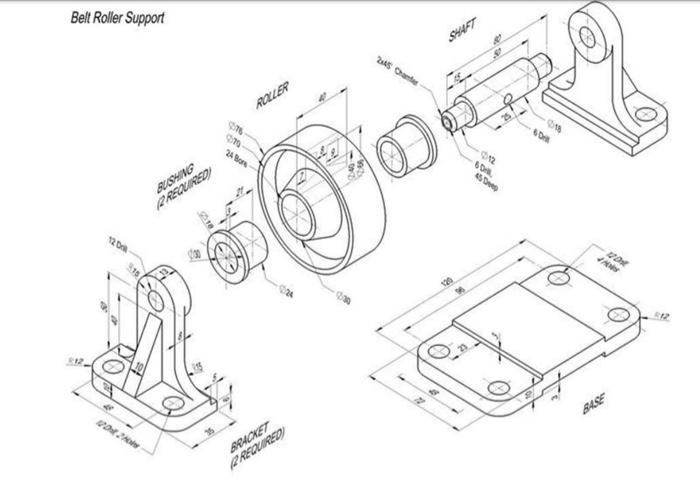 Solved send me step by step video on autodesk inventor | Chegg.com