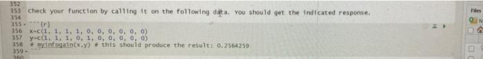 B. Globo 263 - Gint index function (5 pts) 264 265 | Chegg.com