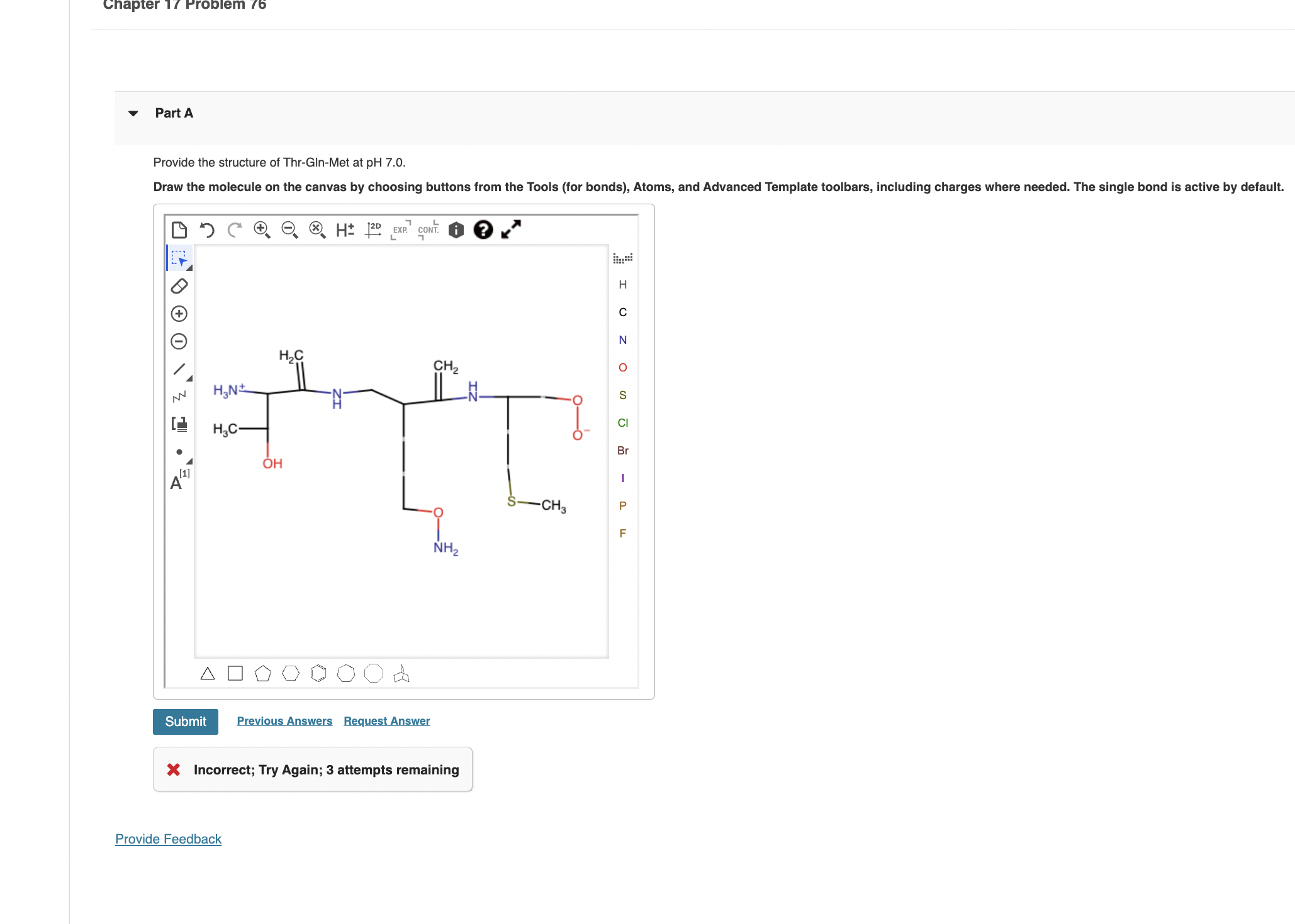 Solved Cnapter \( 1 / \) ﻿Probiem \( / 6 \) ﻿Part A Provide | Chegg.com