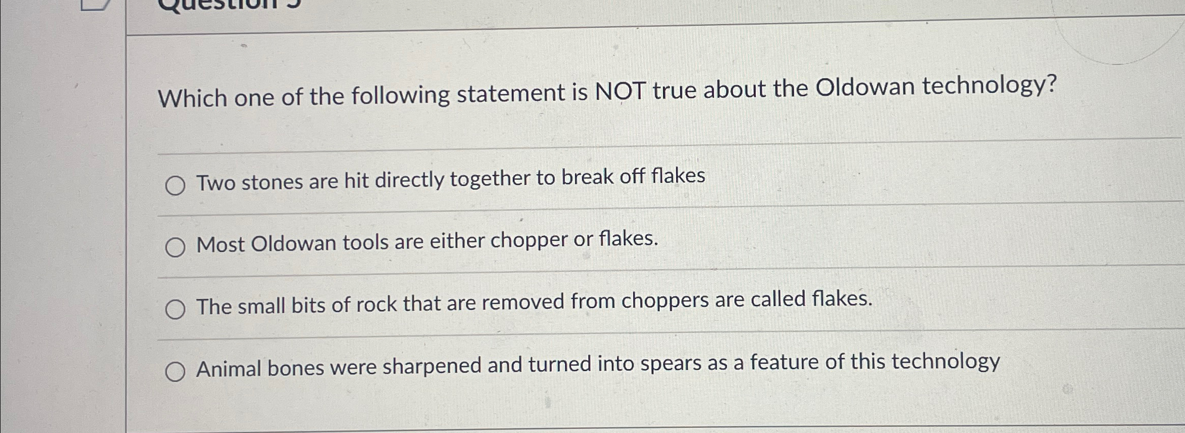Solved Which one of the following statement is NOT true | Chegg.com