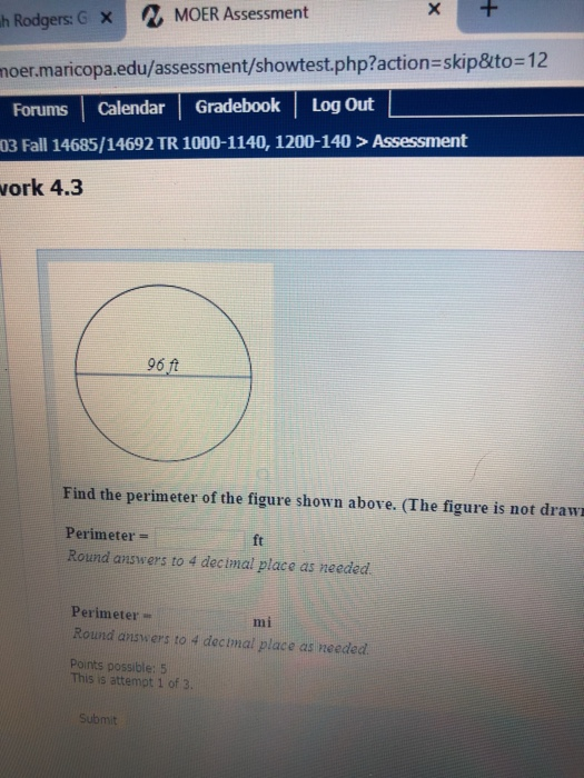 Solved ah Rodgers: 6 x MOER Assessment | Chegg.com