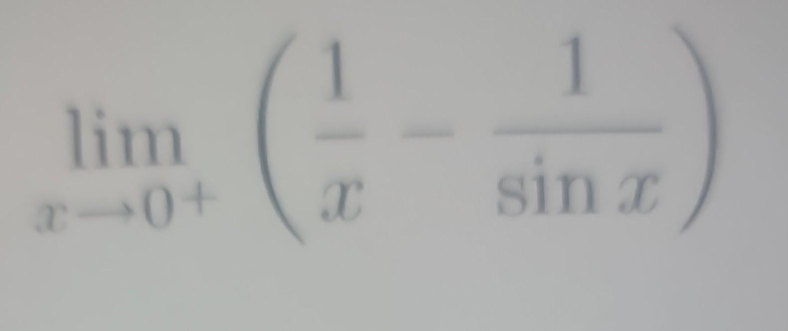 Solved [(1+2x)1/x]limx→−∞2x2−14x−1limx→0+(x1−sinx1)limx→1+(x | Chegg.com