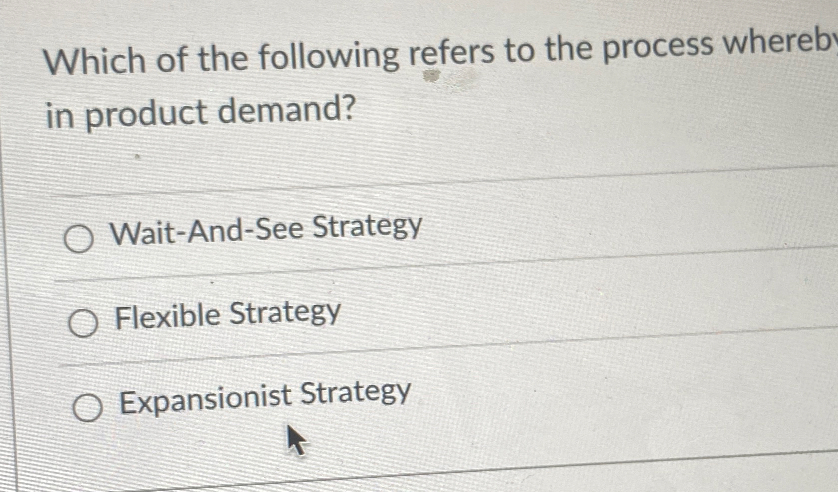 Solved Which of the following refers to the process whereb | Chegg.com