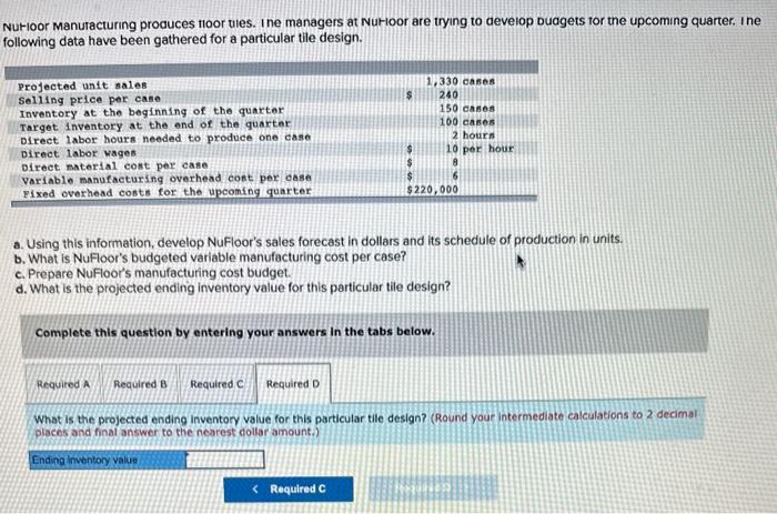 Solved Exercise 23.3 (Algo) Production Budgets (LO23-4, | Chegg.com