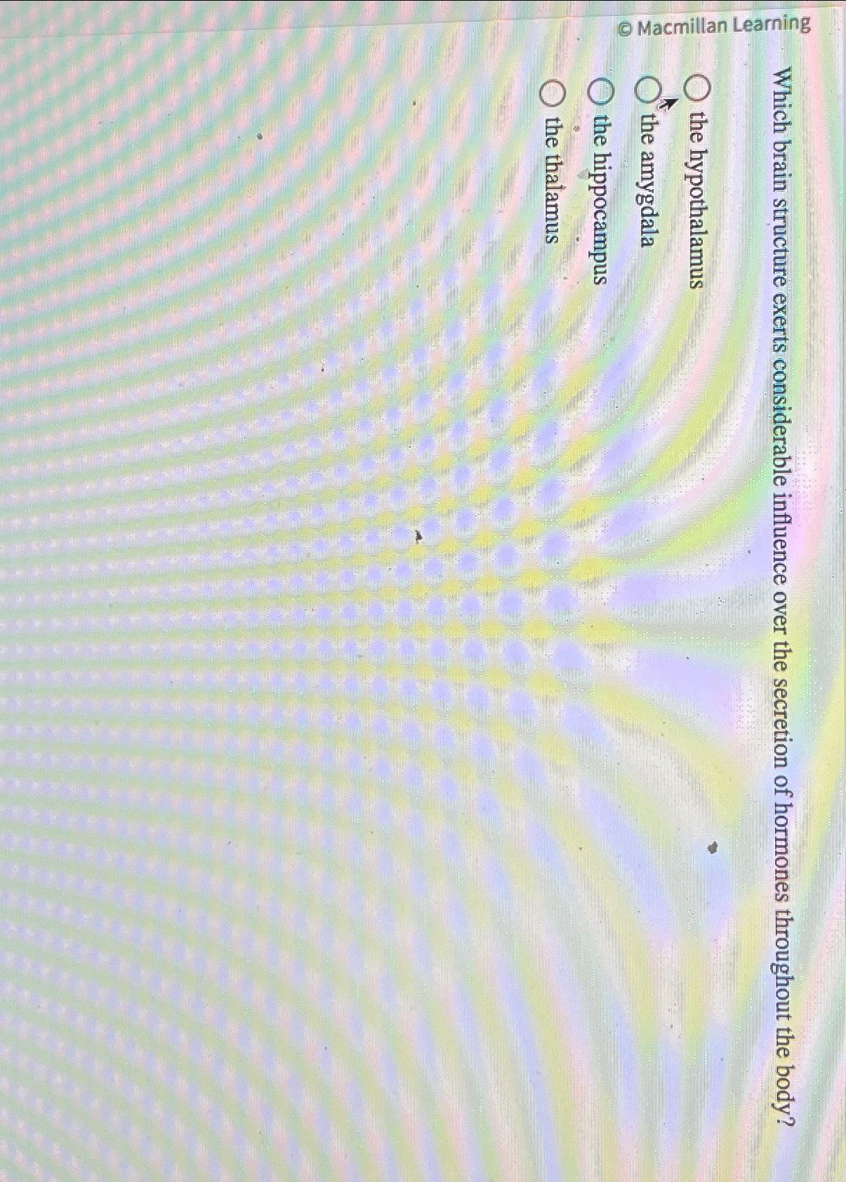 Which brain structure exerts considerable influence | Chegg.com