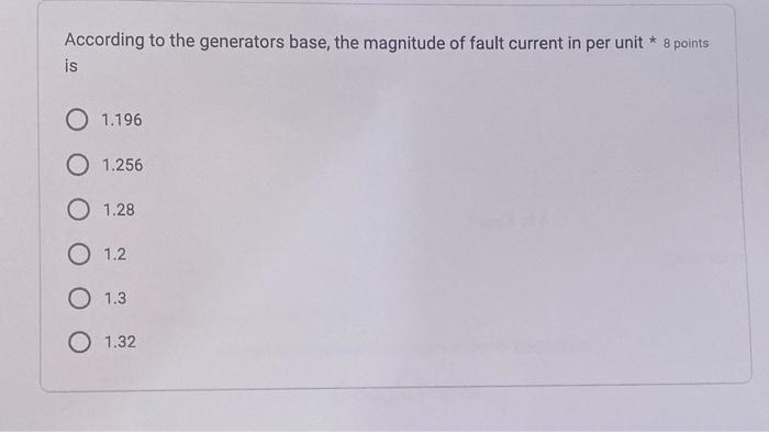 Solved Three generators rated as follows: G1: 100MVA,33KV, | Chegg.com