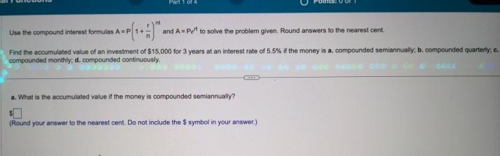Solved Use the compound interest formulas A=P(1+rn)nt ﻿and | Chegg.com