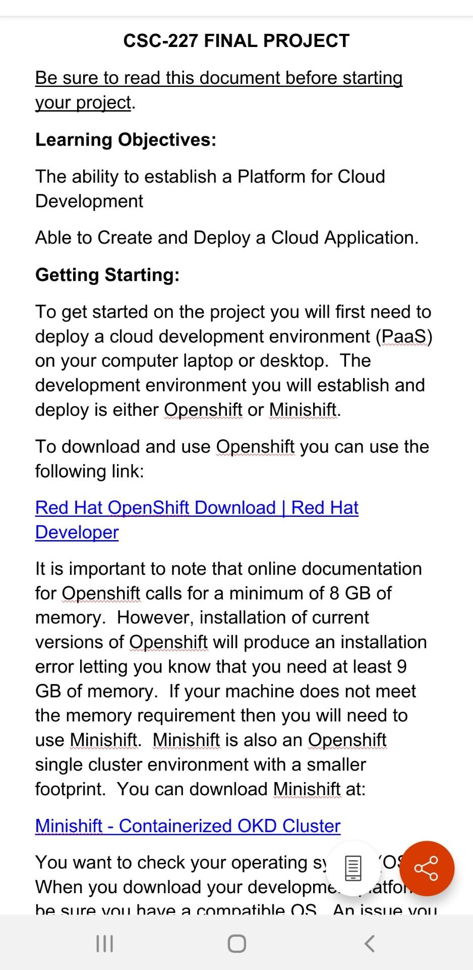 CSC-227 FINAL PROJECT Be sure to read this document | Chegg.com