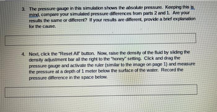 Solved 1. Click the "Pressure" tab (of Pressure, Flow, and | Chegg.com