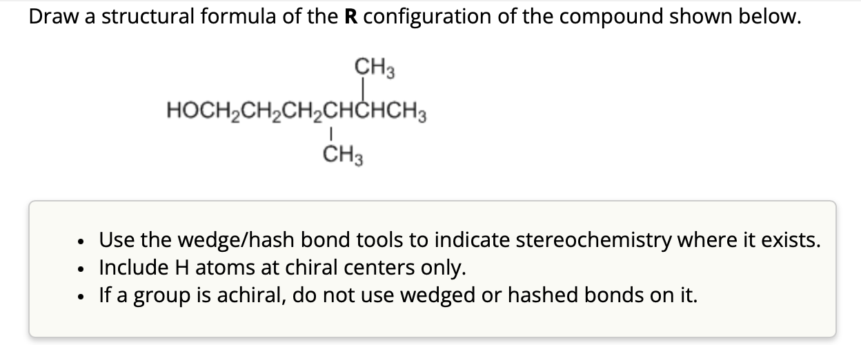 Solved Can someone please help? ﻿Draw a structural formula | Chegg.com