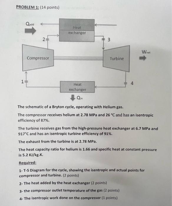 Solved PROBLEM 1: (14 points) The schematic of a Bryton | Chegg.com