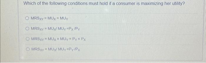 Solved Which of the following conditions must hold if a | Chegg.com