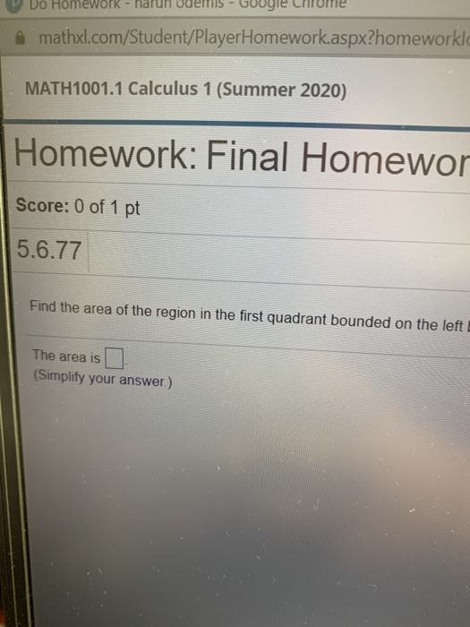 Solved Do Homework mathxl.com/Student/Player | Chegg.com