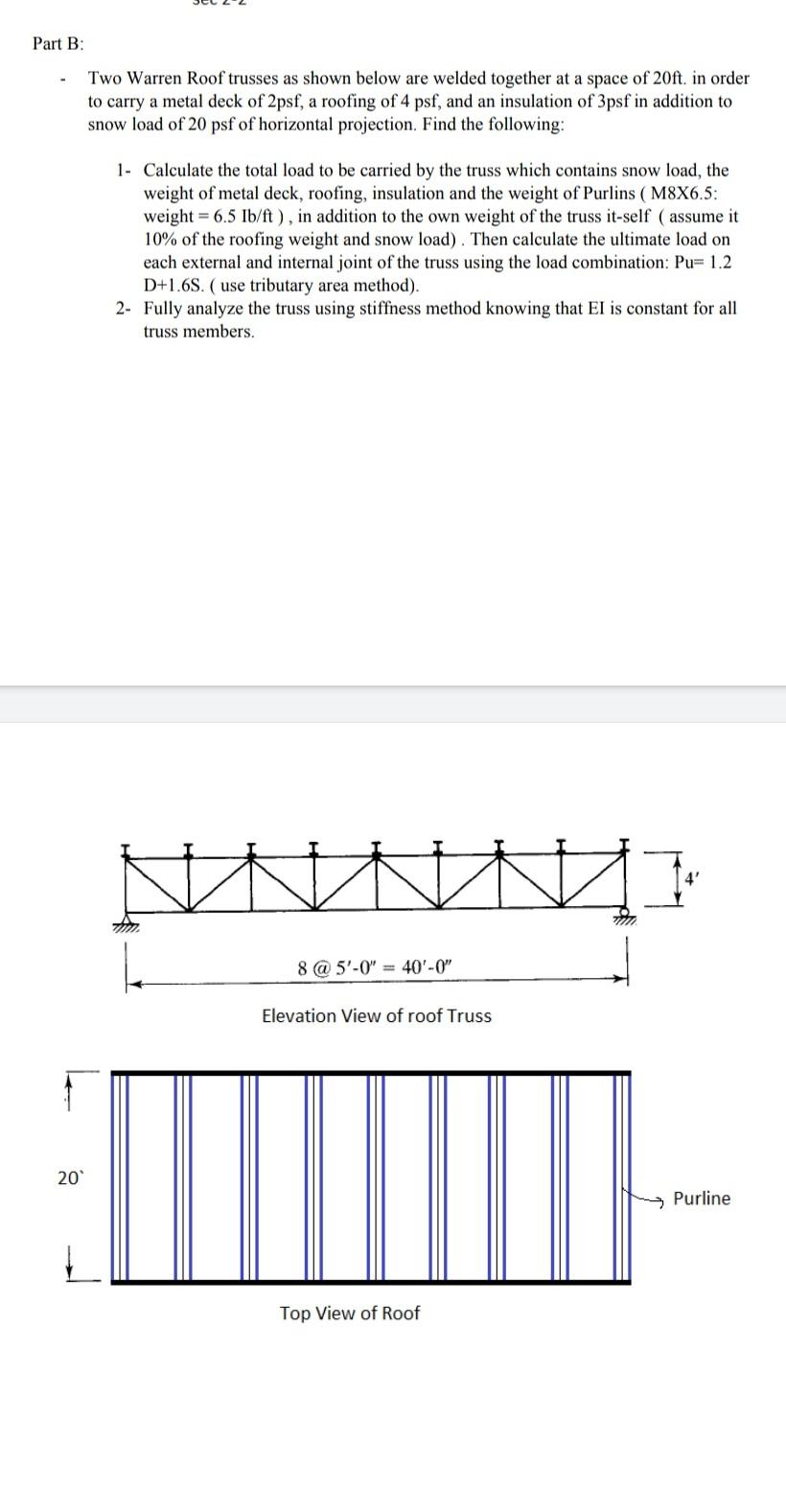 Solved The given plan below shows a 2-way floor system | Chegg.com