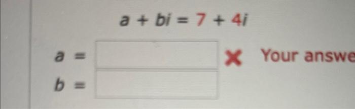 Solved find real number a and b such that the equation is | Chegg.com