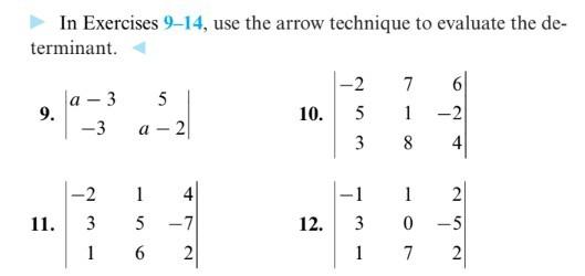 Solved In Exercises 9-14, use the arrow technique to | Chegg.com