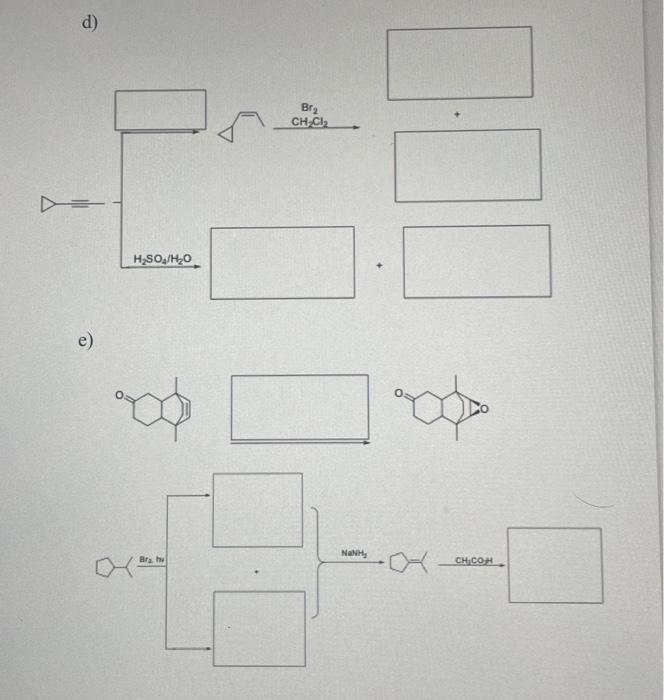 Solved For the following reactions, provide the missing | Chegg.com