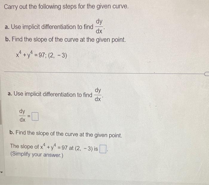 Solved Carry out the following steps for the given curve. a. | Chegg.com