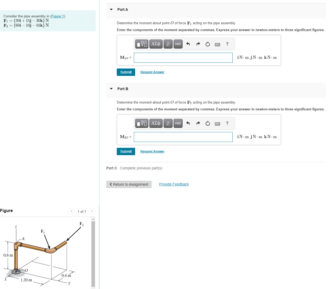 Solved Consider the pipe assembly in (Figure | Chegg.com