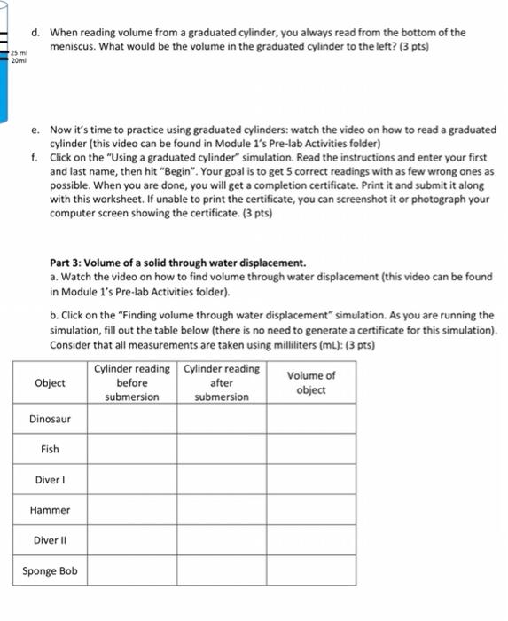 Solved Part 1: Measuring Length a. For this activity, you | Chegg.com